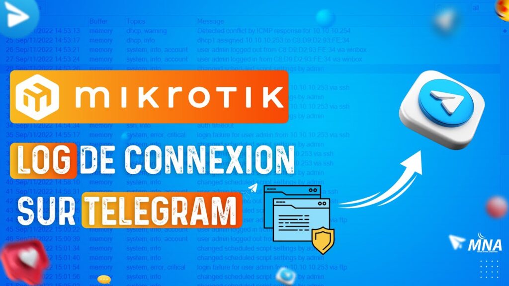 Log de connexion Mikrotik sur telegram – MNATOGO